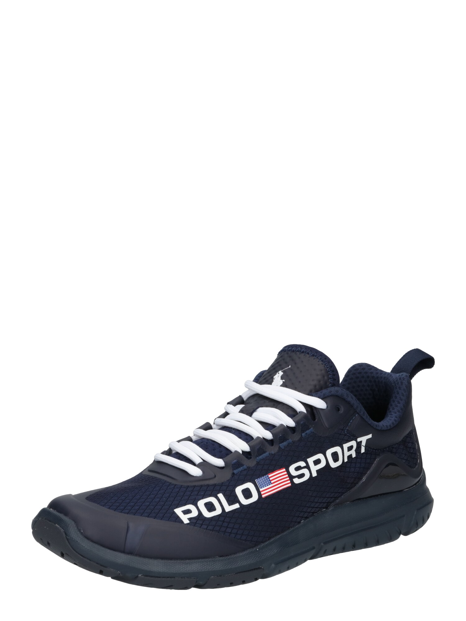Sapatilhas baixas 'tech racer' branco / navy / vermelho